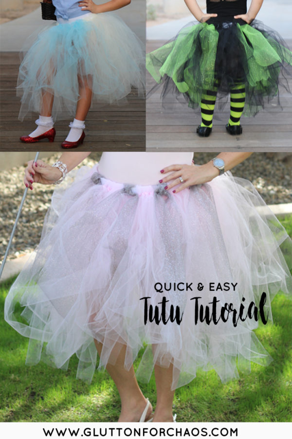 Quick and Easy Costume Tutu Tutorial | Glutton for Chaos