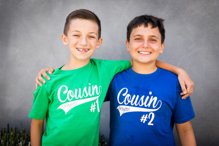 Cousins Photos with Matching Shirts: 2019 Version | Glutton for Chaos